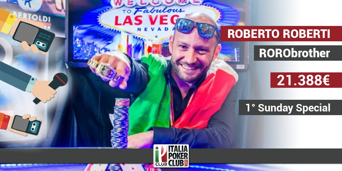 Roberto ‘Roro’ Roberti sulla vittoria al Sunday Special: “Foldavano ...