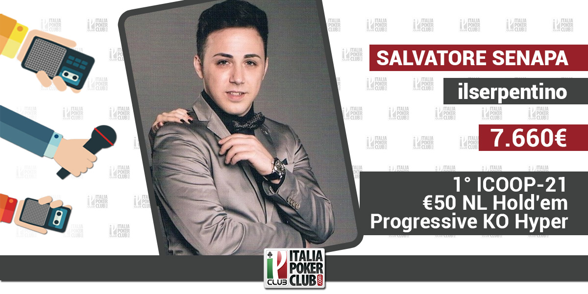 Salvatore Senapa festeggia il suo primo shippo ICOOP: “Non giocavo su ...