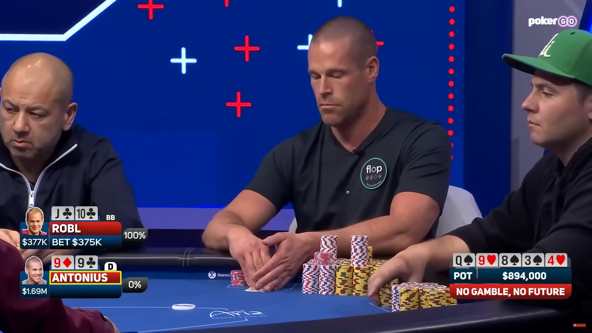 Set fatale per Antonius, poteva foldare sulla triple barrel di Robl ...